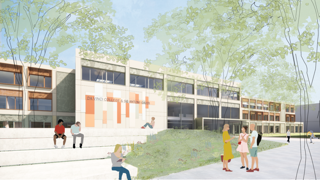 Aanbesteding Nieuwbouw Antoni Gaudi/Da Vinci college Purmerend – Galjema